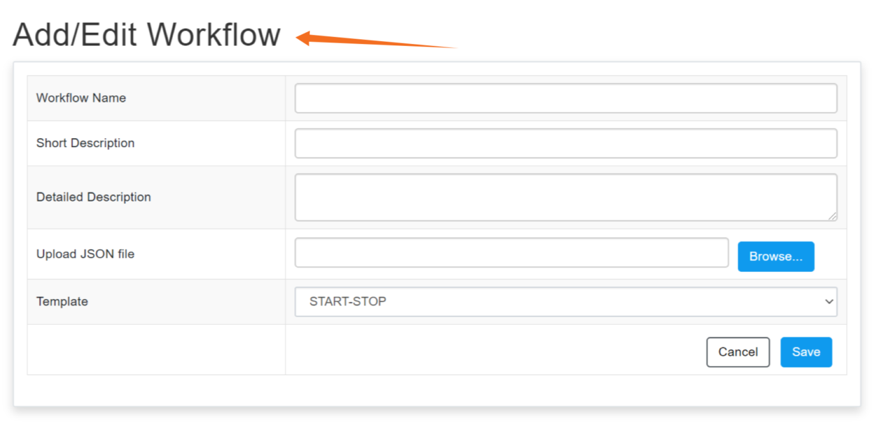 Create Workflow | Help ShuffleExchange